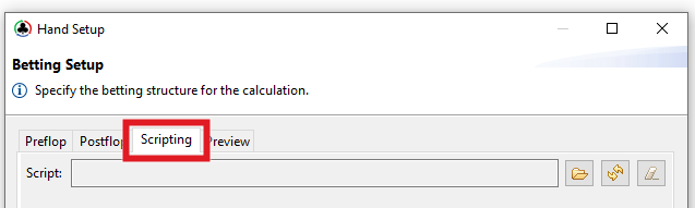 Reference for Scripted Tree Building - HoldemResources.net